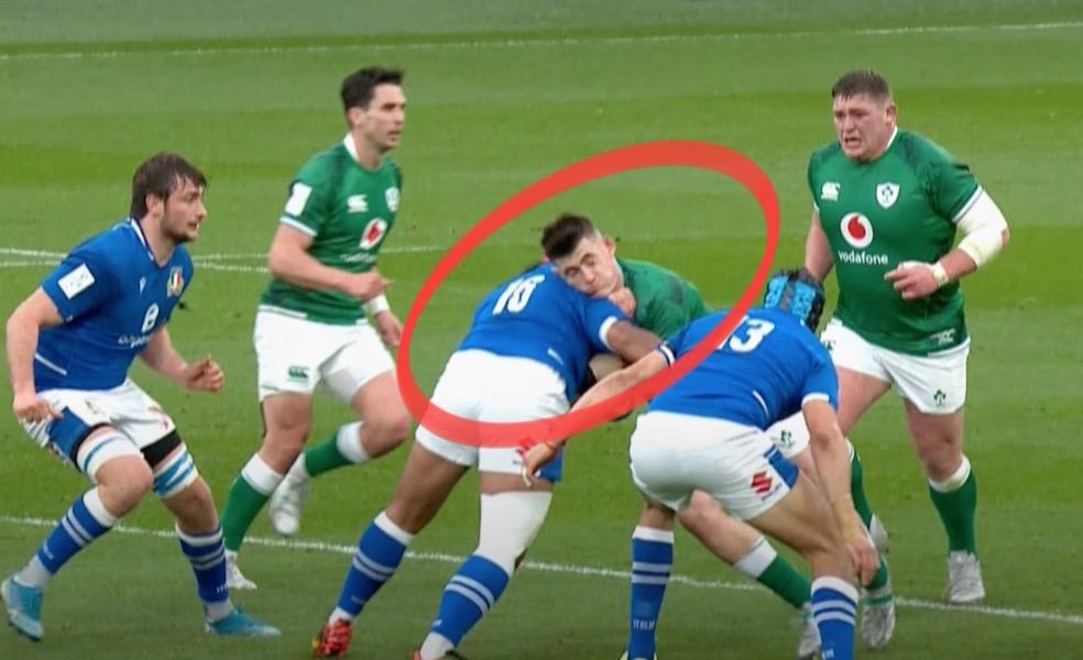 Il cartellino rosso a Hame Faiva [VIDEO]