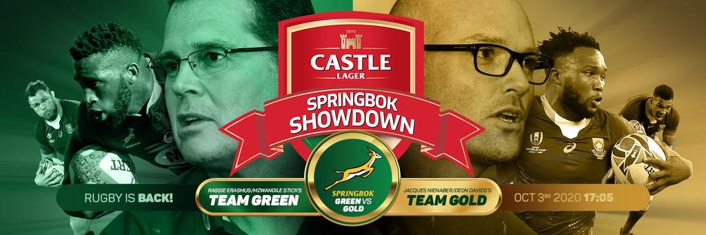 Springboks Green vs Springboks Gold: le formazioni